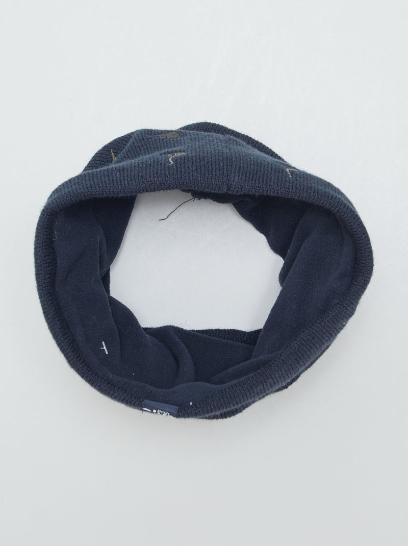 Sciarpa ad anello con stampa 'dinosauro' - BLU - 8.00€ - Kiabi