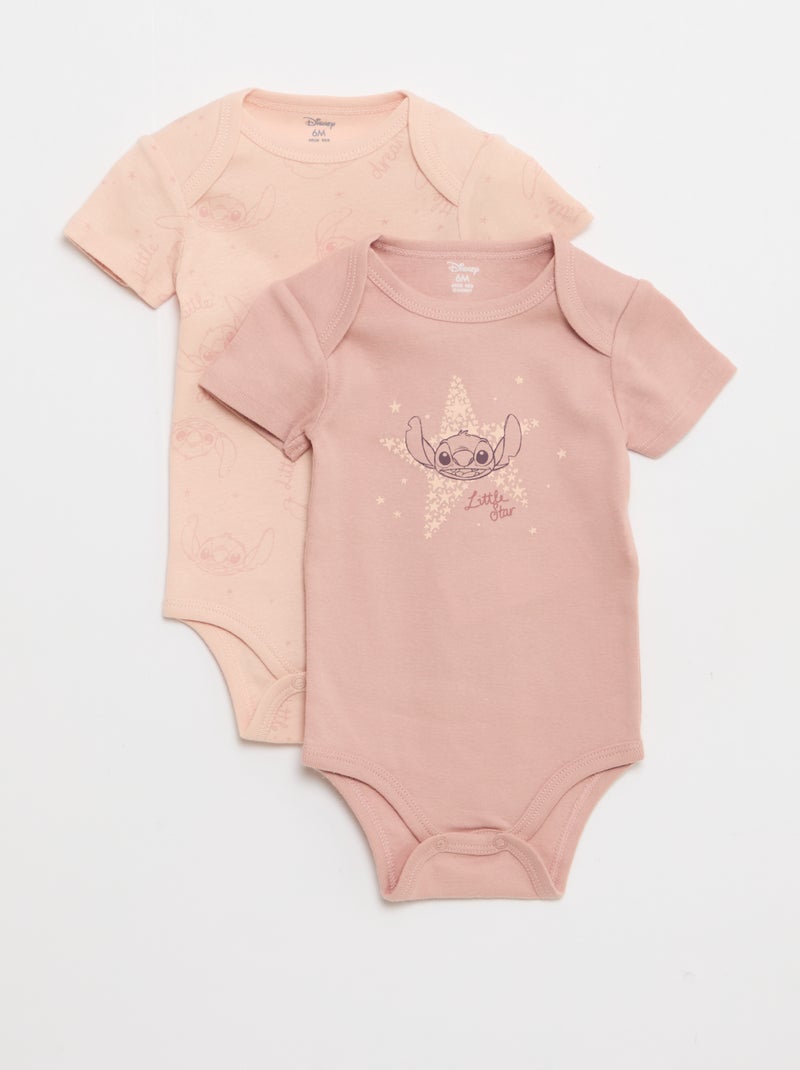 Set di 2 body 'Stitch' 'Disney' - Rosa - 6.00€ - Kiabi