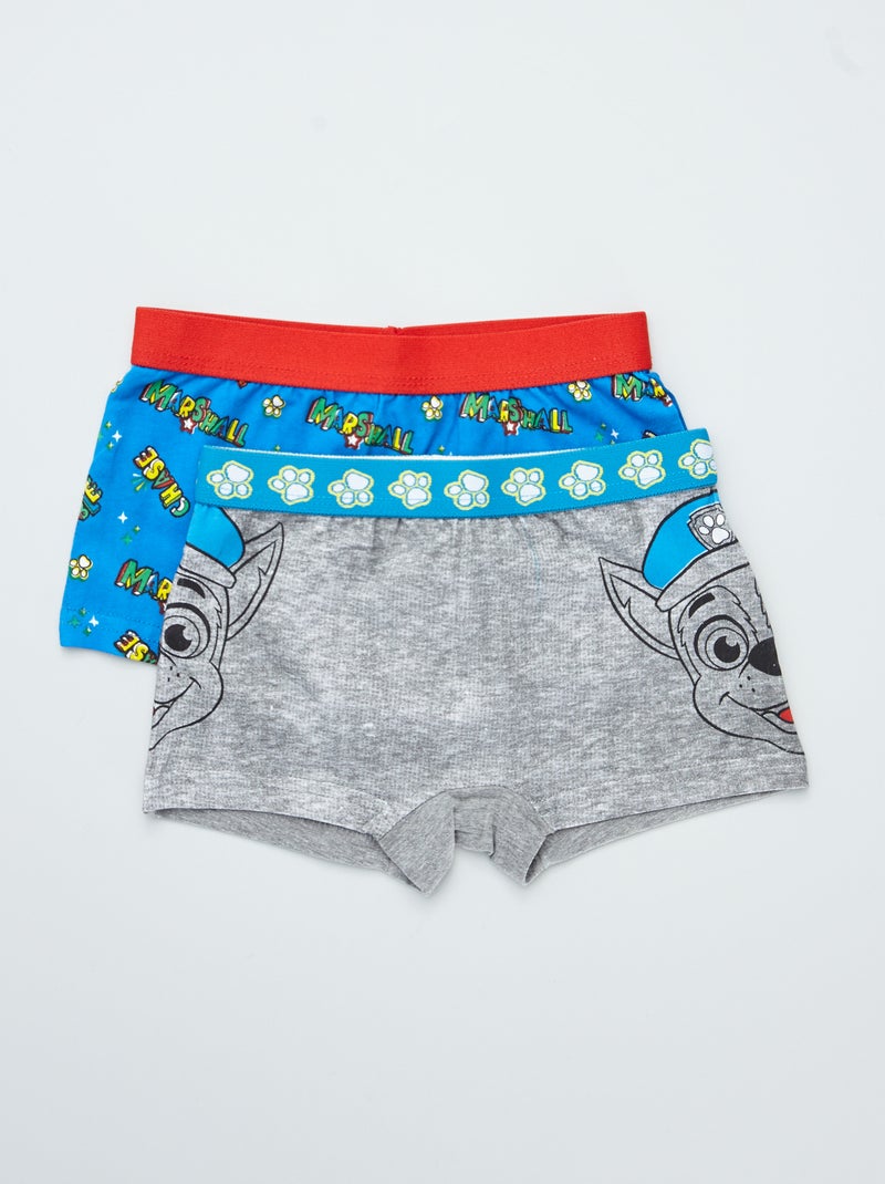 Set di 2 boxer 'Paw Patrol' - grigio/blu - 8.00€ - Kiabi