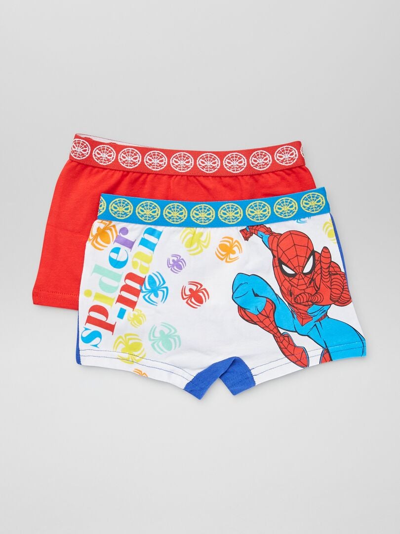 Set di 2 boxer 'Spider-Man' - blu/rosso - Kiabi - 8.00€