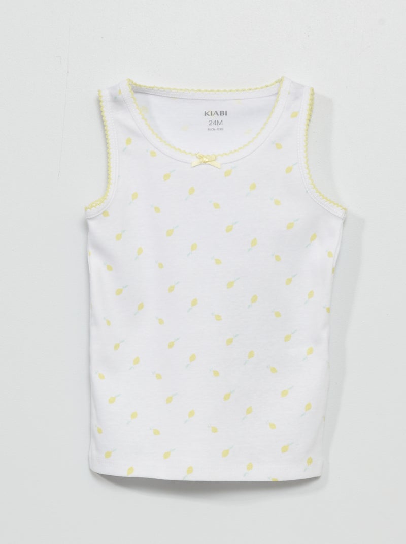 Set di 2 canotte - BIANCO - 8.00€ - Kiabi