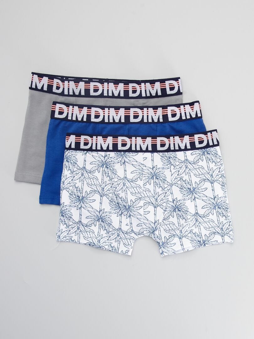 Set di 3 boxer 'DIM' stampati - BEIGE - Kiabi - 16.00€