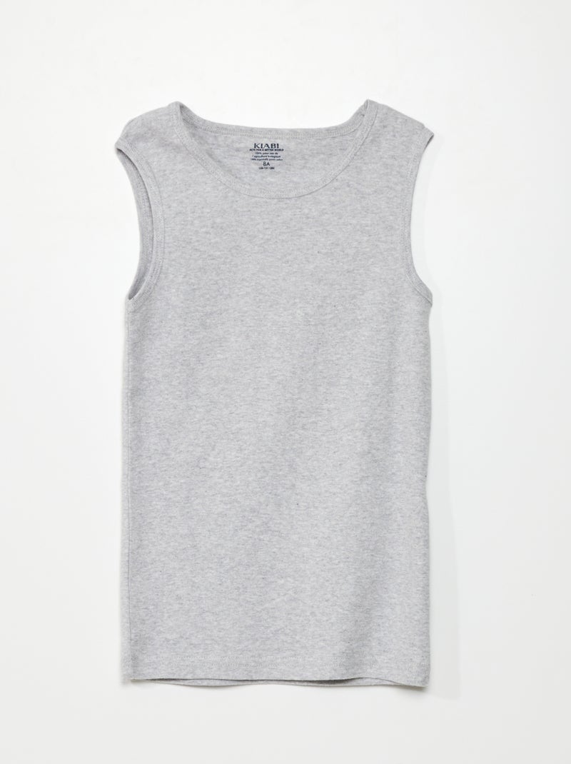 Set di 3 canotte - Bianco/grigio - Bambino - 10.00€ - Kiabi