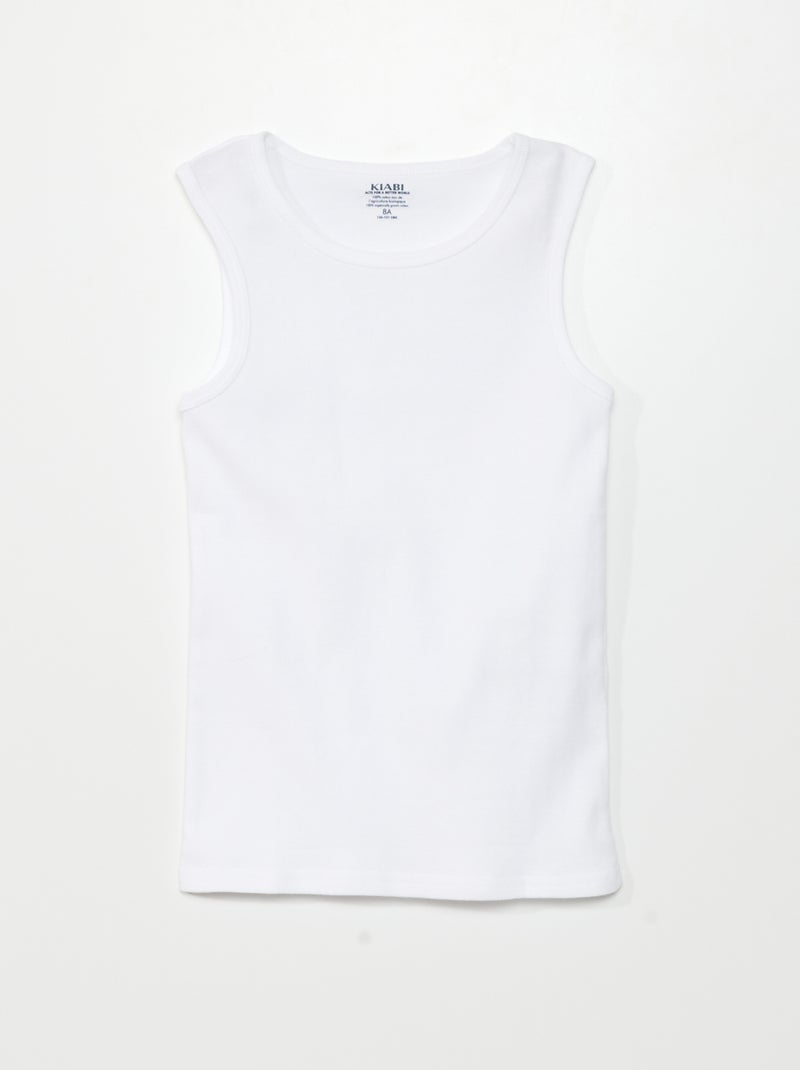 Set di 3 canotte - Bianco/grigio - Bambino - 10.00€ - Kiabi