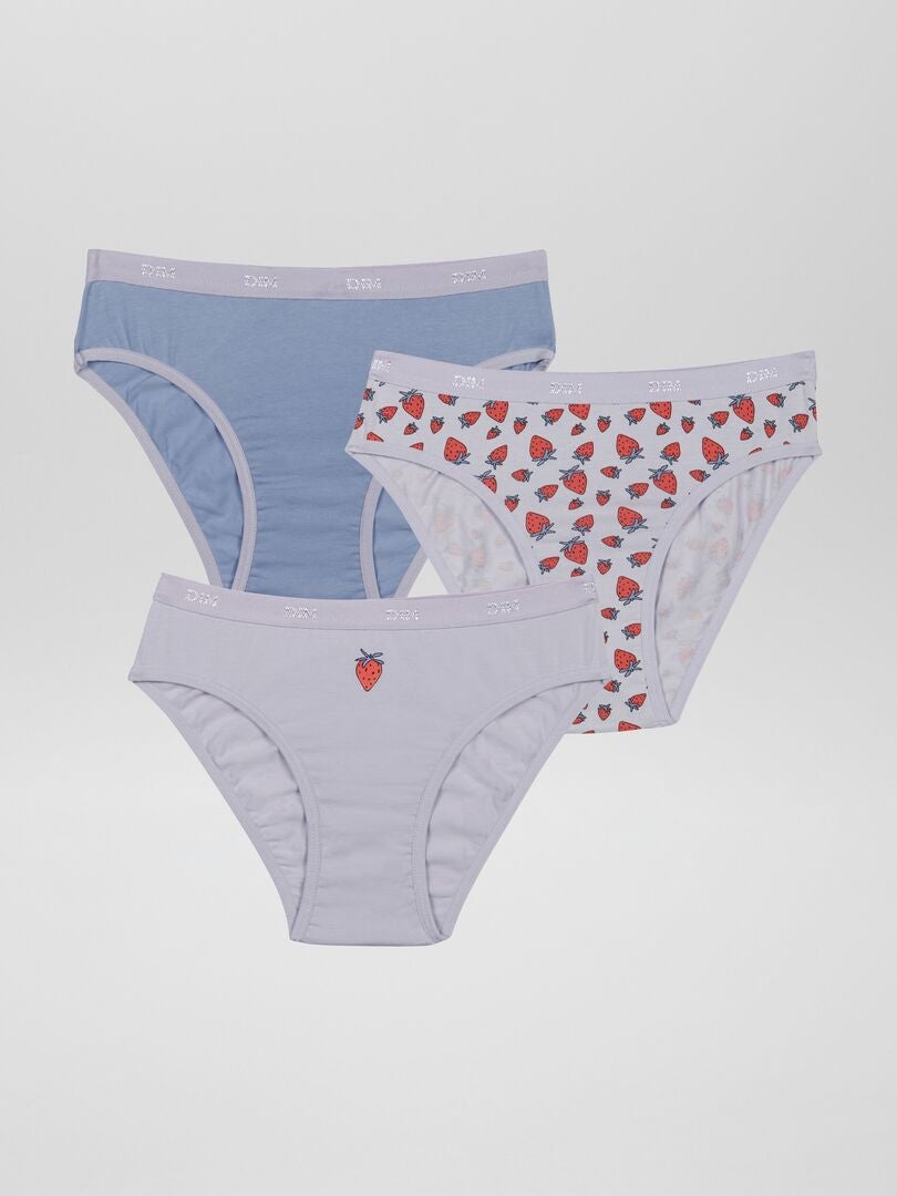 Set di 3 slip 'DIM' - VIOLA - Kiabi - 14.00€