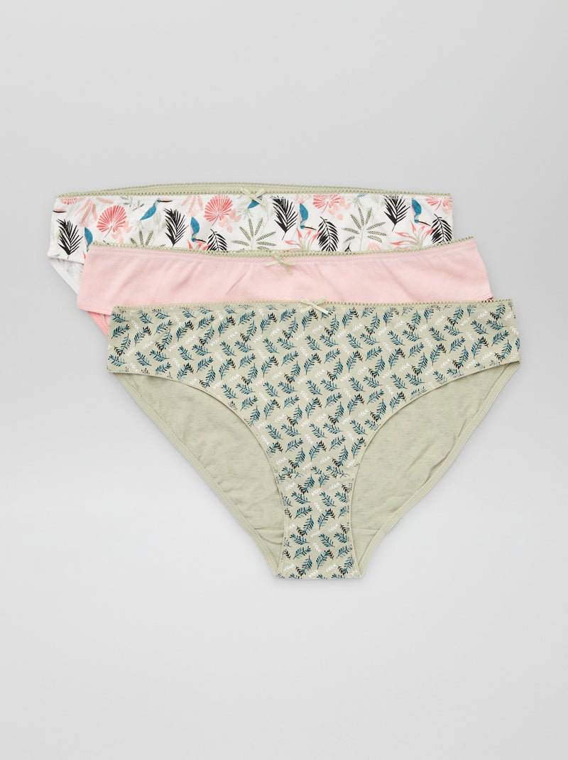 Set di 3 slip 'Petit Béguin' - BEIGE - 9.00€ - Kiabi