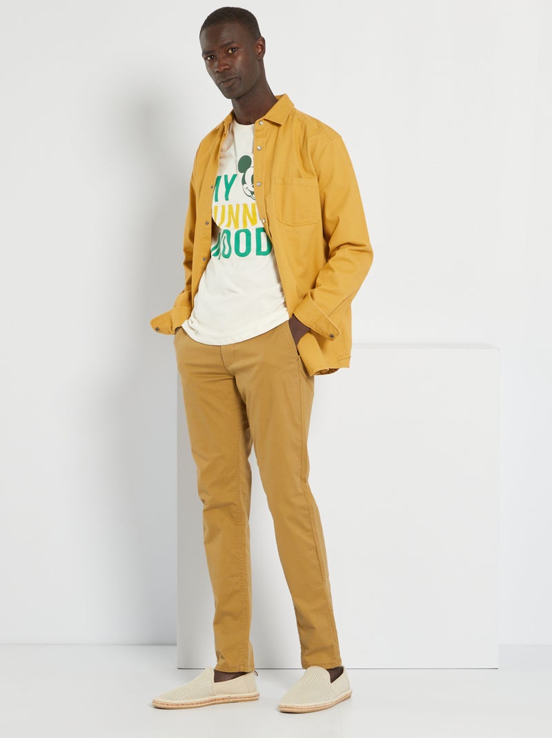 T-shirt 'Disney' in maglia jersey - BEIGE - 9.00€ - Kiabi