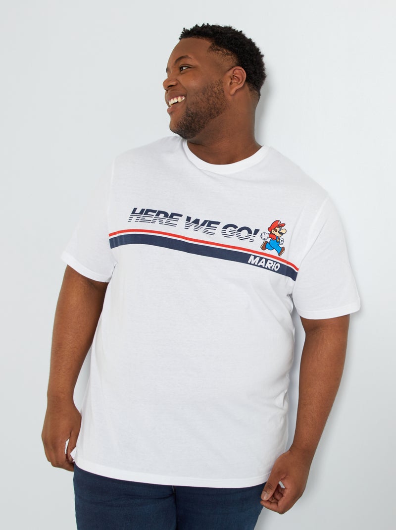 T-shirt in cotone 'Super Mario' - bianco - 16.00€ - Kiabi