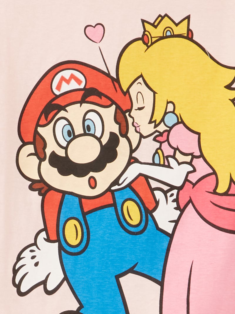 T-shirt in jersey 'Mario' - rosa - 9.00€ - Kiabi