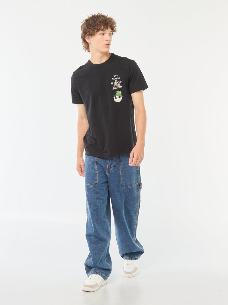 T-shirt 'Tim Burton' 'Disney' a maniche corte - Nero - Ragazzo - 3.60 ...