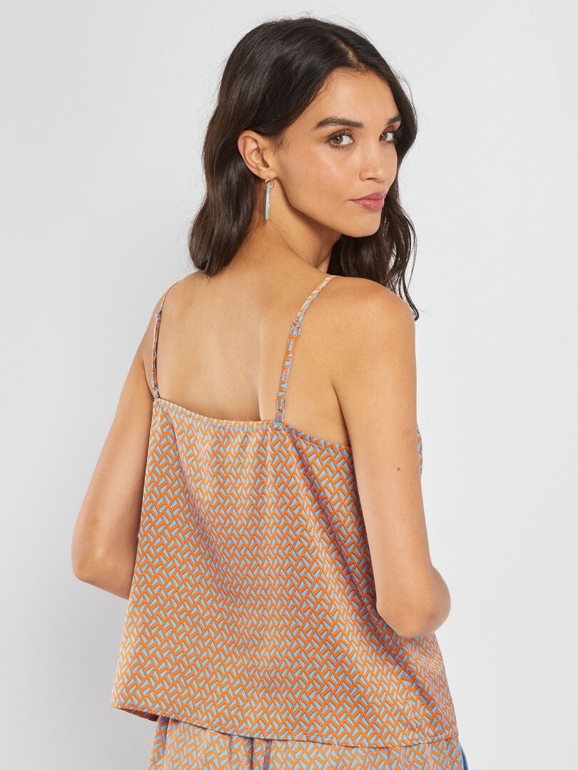 Top con spalline sottili - BEIGE - Kiabi - 13.00€