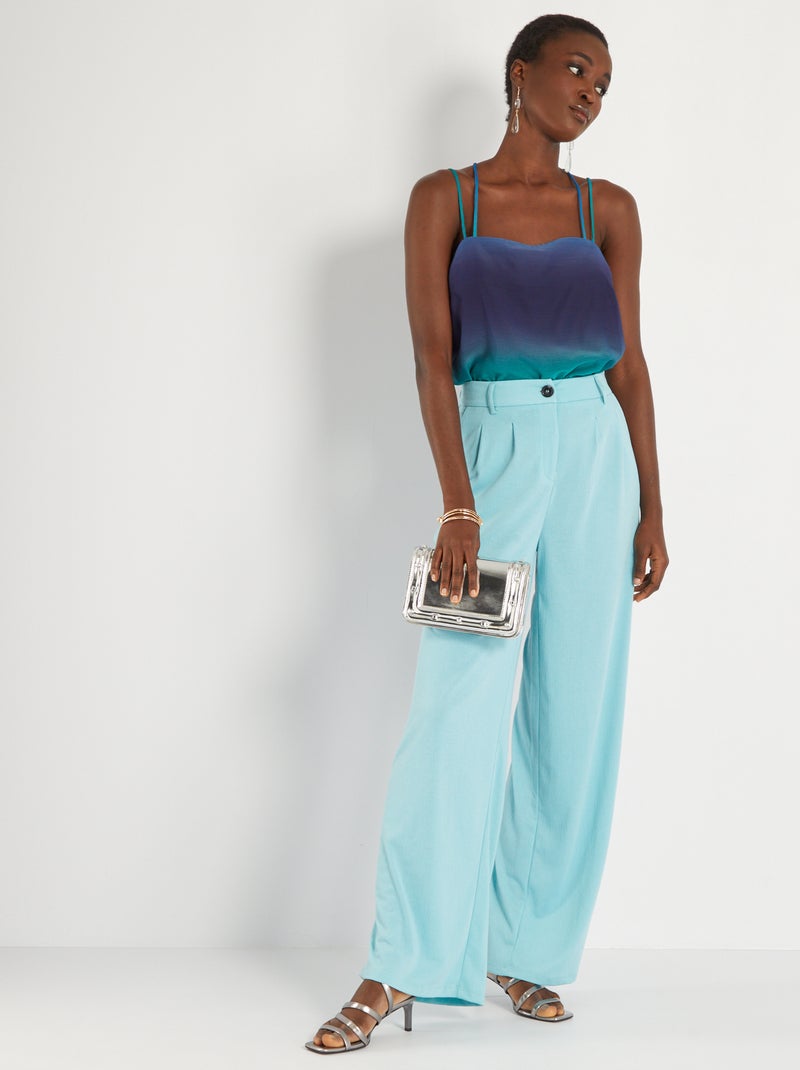 Top Tie And Dye Con Spalline Sottili Blu Kiabi 1500€