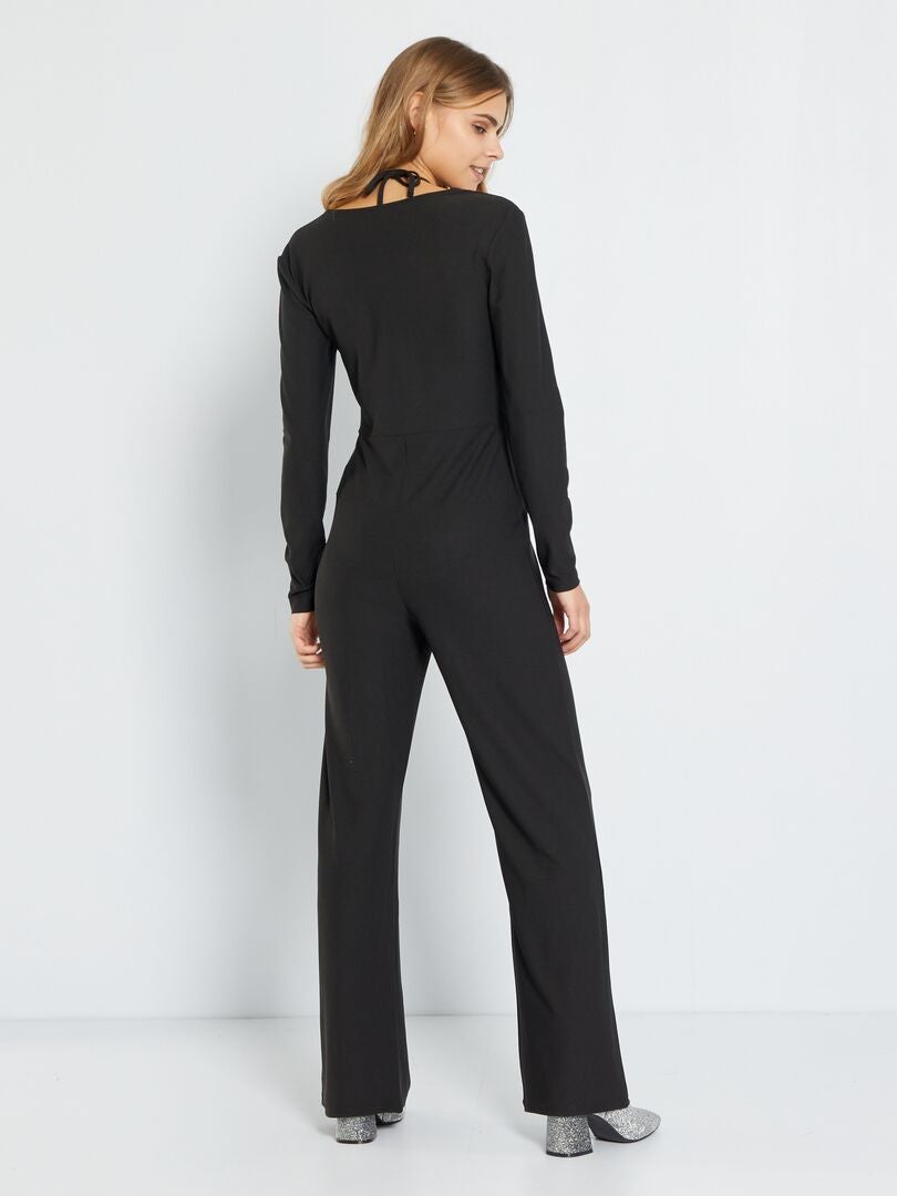 Tuta lunga con scollo a V - Nero - Kiabi - 18.00€ Tuta lunga con scollo a V - Nero - Kiabi - 18.00€