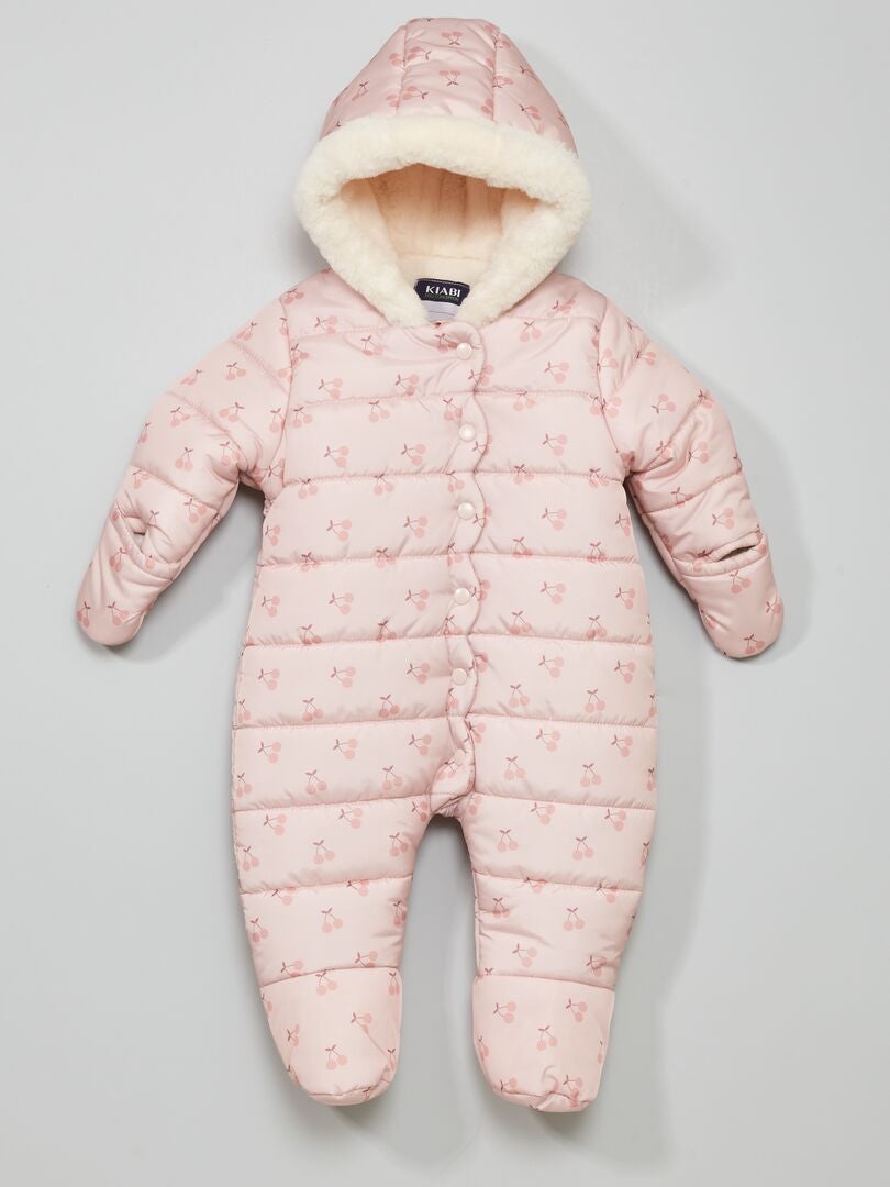 Tuta piumino stampata - ROSA - Kiabi - 26.00€