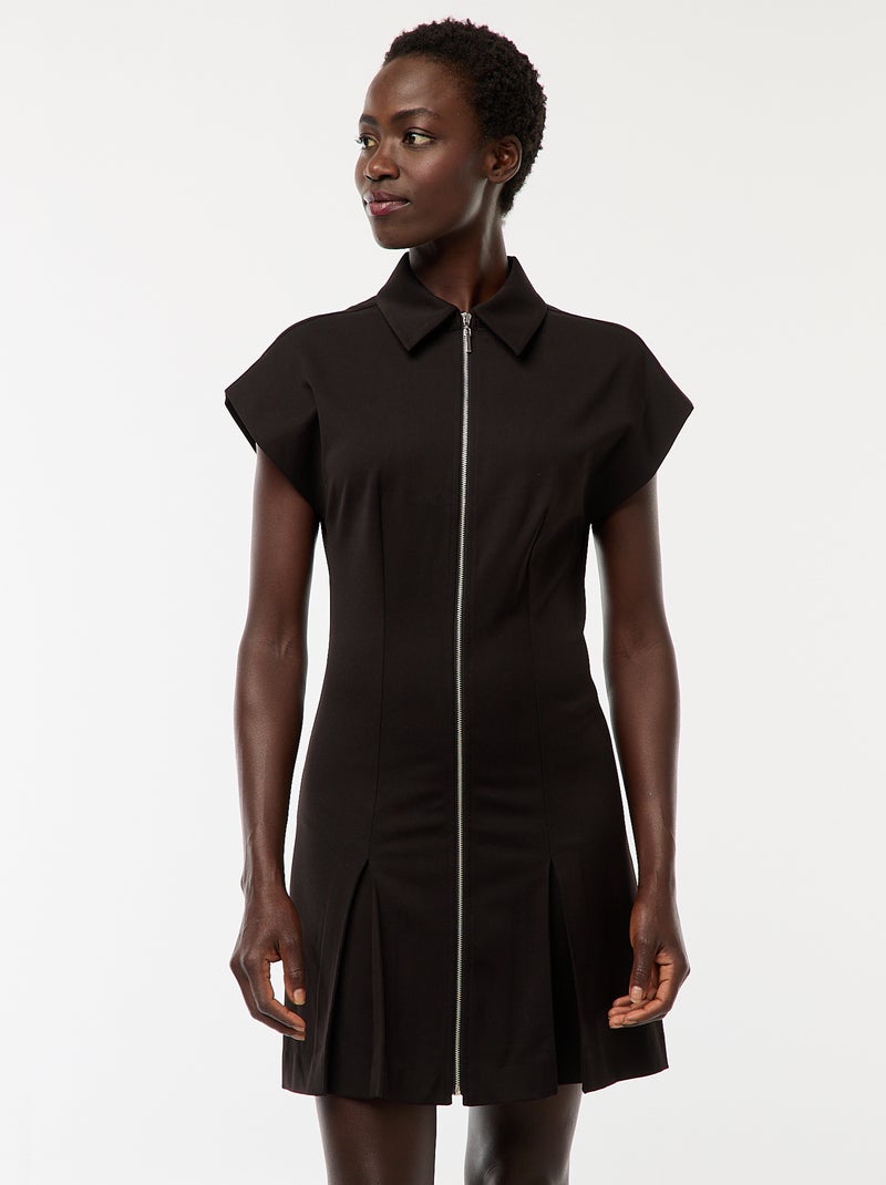 Vestito corto con zip - nero - Donna - 29.00€ - Kiabi