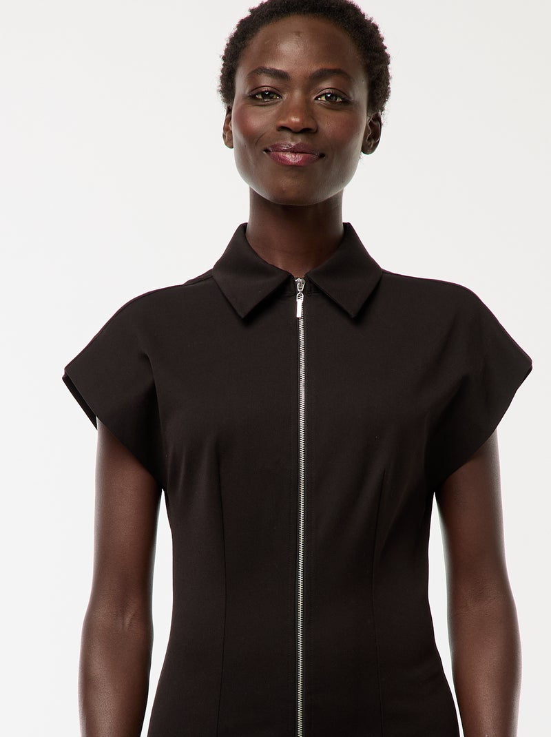 Vestito corto con zip - nero - Donna - 29.00€ - Kiabi