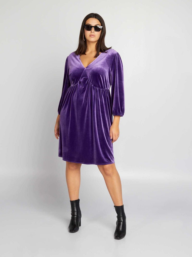 Vestito in velluto - VIOLA - Kiabi - 27.00€